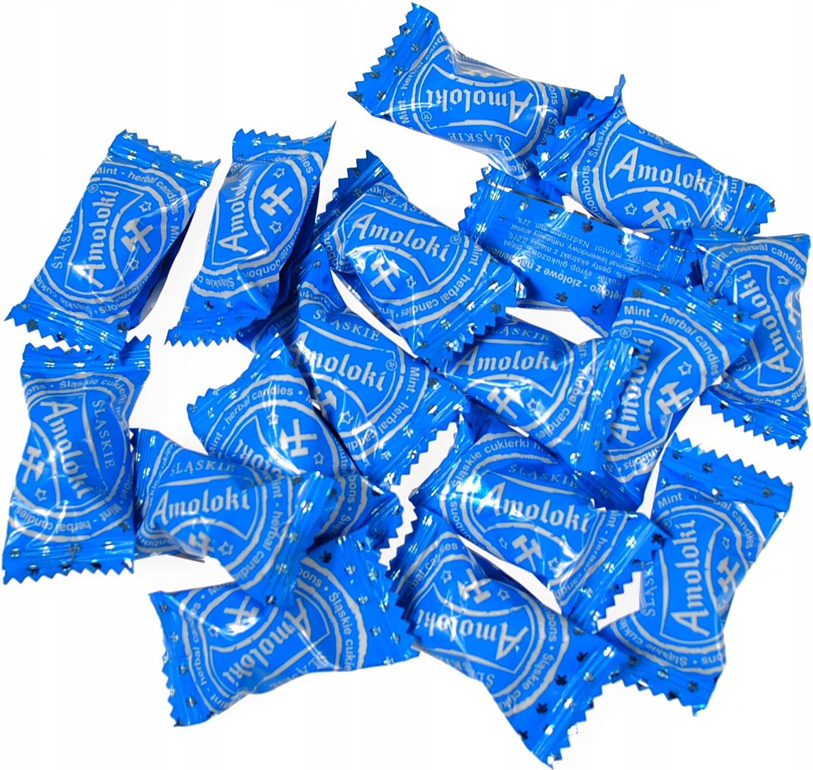 Cukierki śląskie Amolki miętowe landrynki 12x80g - Ceny i opinie - Ceneo.pl