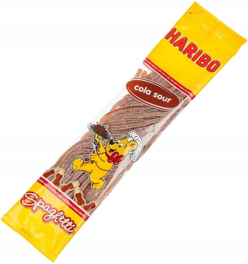 Haribo Spaghetti żelki kwaśne smak Cola 200g - Ceny i opinie - Ceneo.pl