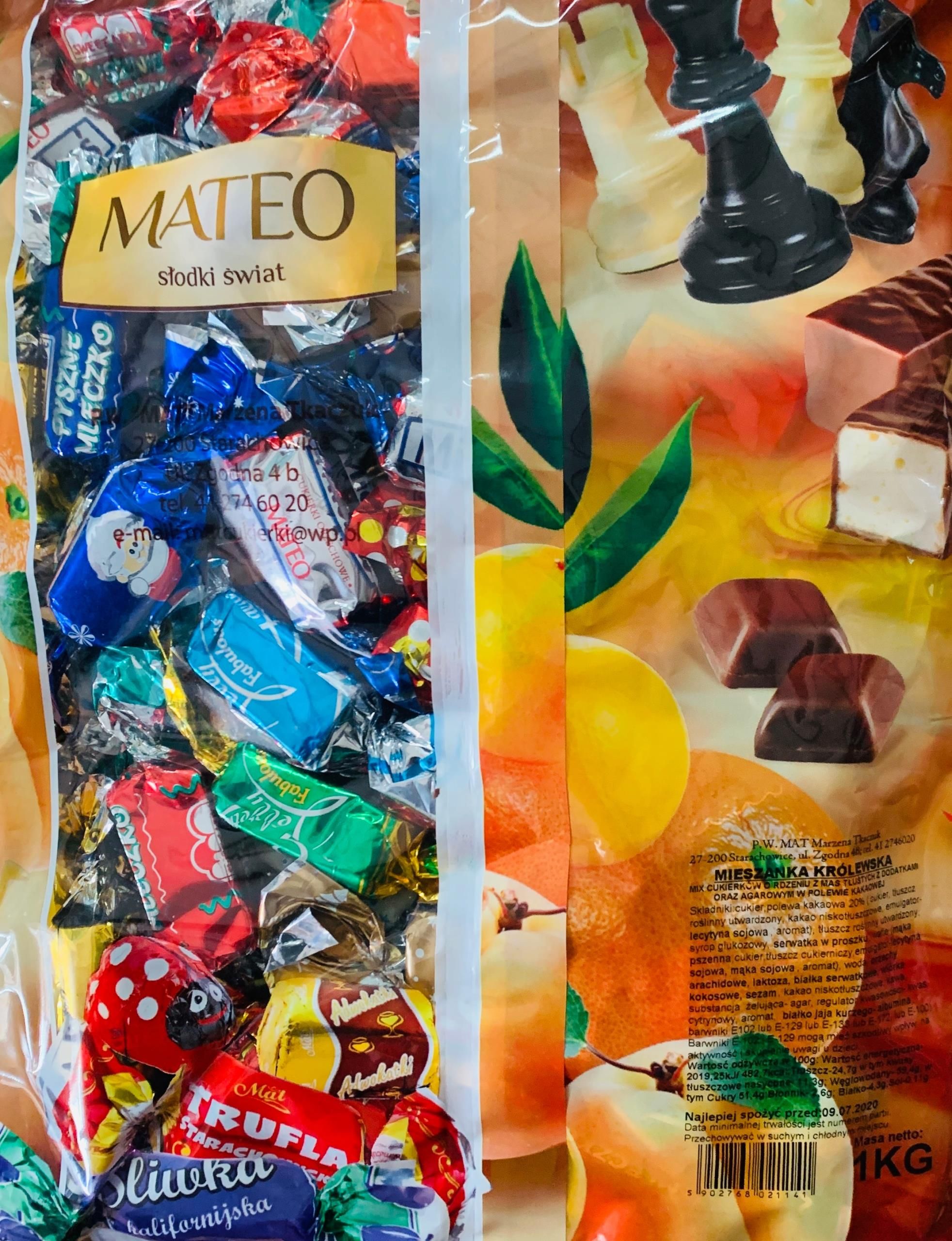 Cukierki Mateo Mieszanka Królewska MIX 1KG - Ceny i opinie - Ceneo.pl