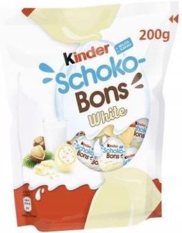 Ferrero Kinder Schoko Bons White Cukierki 200g - Ceny i opinie - Ceneo.pl