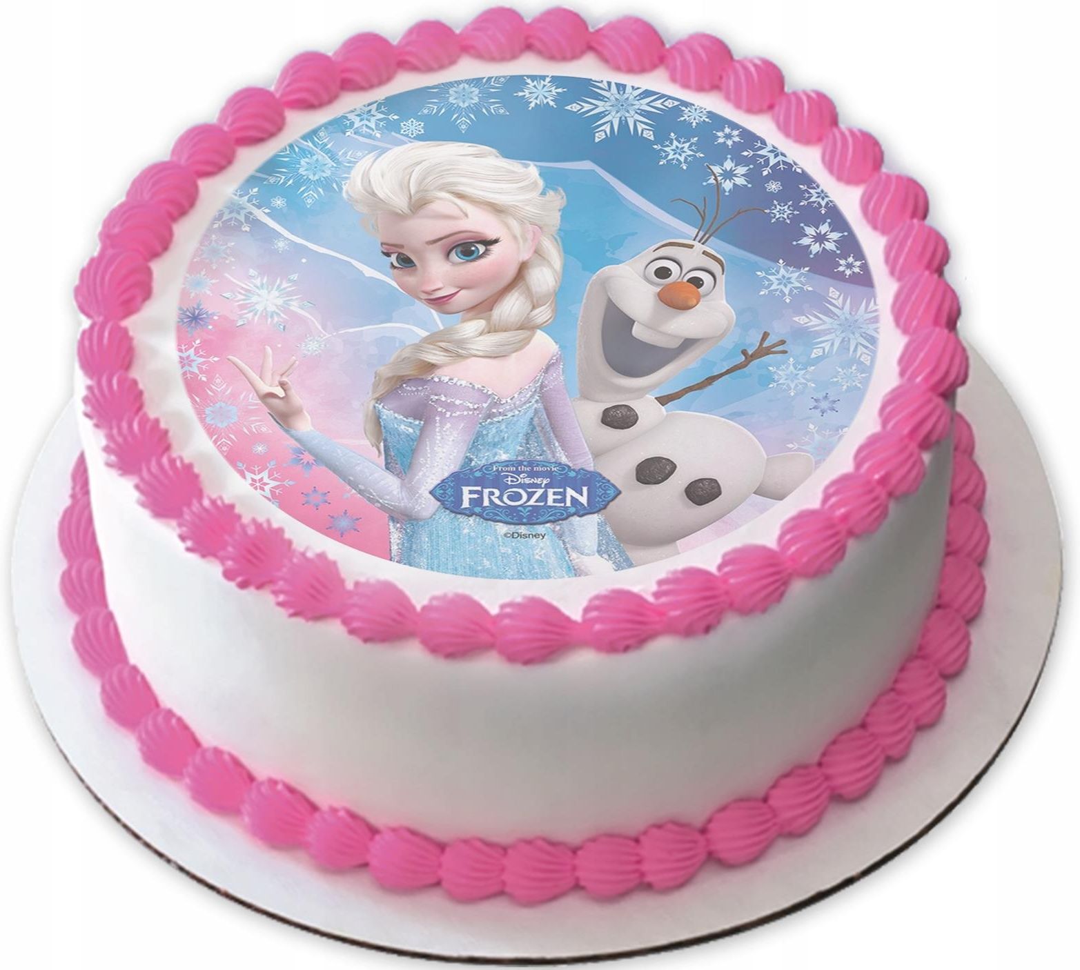 Tort Opłatek Na Tort Elsa I Olaf 20CM+NAPIS - Ceny i opinie - Ceneo.pl