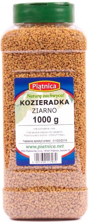 Kozieradka Ziarno 1kg Słoik Piątnica - Ceny i opinie - Ceneo.pl