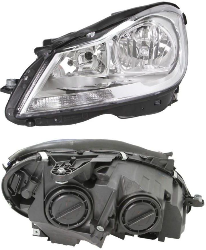 Lampa przednia DEPO REFLEKTOR LAMPA LEWY MERCEDES C-KLASSE (W204), 03. ...