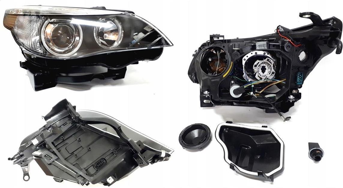 Lampa przednia DEPO REFLEKTOR LAMPA PRAWY BMW 5 (E60/E61), 06.03-06.10 ...