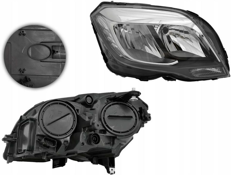 Lampa przednia DEPO REFLEKTOR LAMPA PRAWY MERCEDES GLK-KLASSE (X204 ...