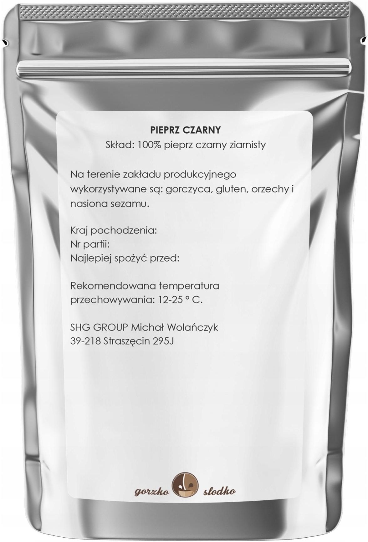Pieprz Czarny ziarnisty aromatyczny 0,5kg - Ceny i opinie - Ceneo.pl