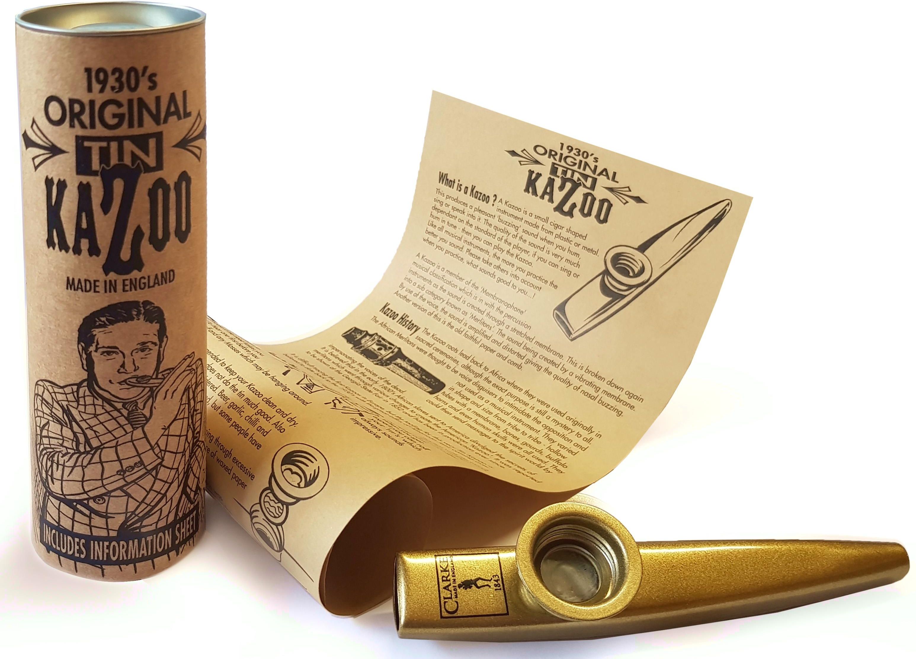 Clarke Metal Kazoo Gold Coated - kazoo - Ceny i opinie - Ceneo.pl