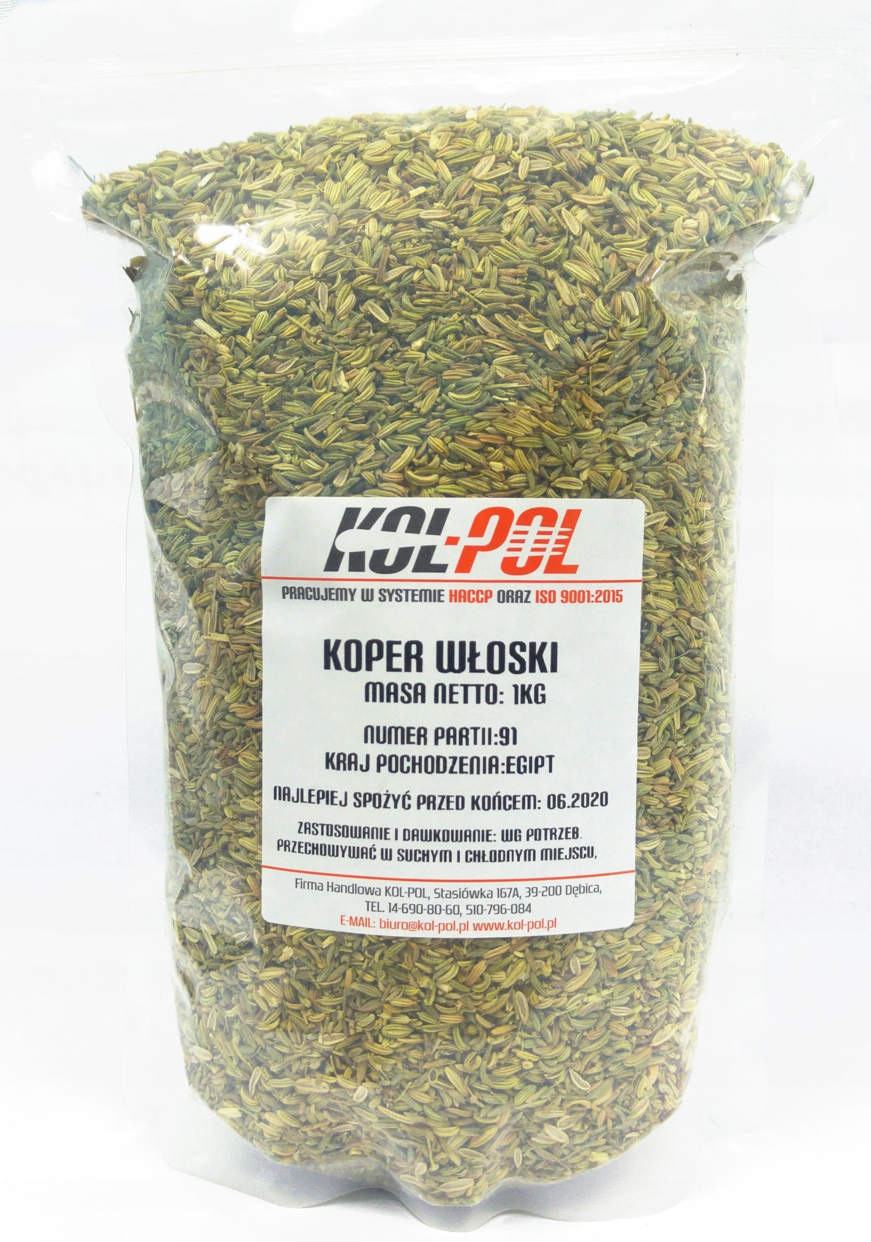 Koper włoski Fenkuł nasiona ziarno 5kg - Ceny i opinie - Ceneo.pl