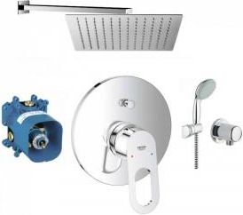 Zestaw prysznicowy Grohe Bauloop Chrom (29081000 + 2760110E + 28671000 ...