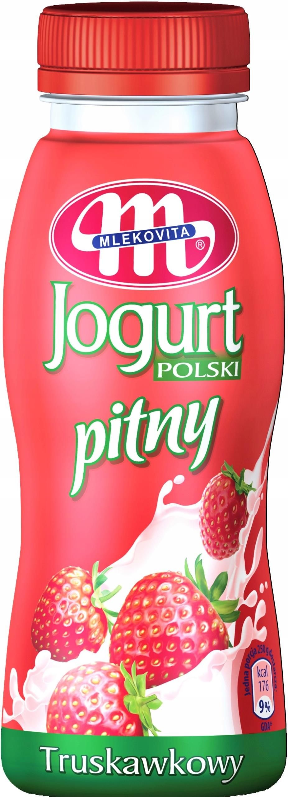 Mlekovita Jogurt Polski Pitny Truskawkowy 250g X 6 - Ceny i opinie ...