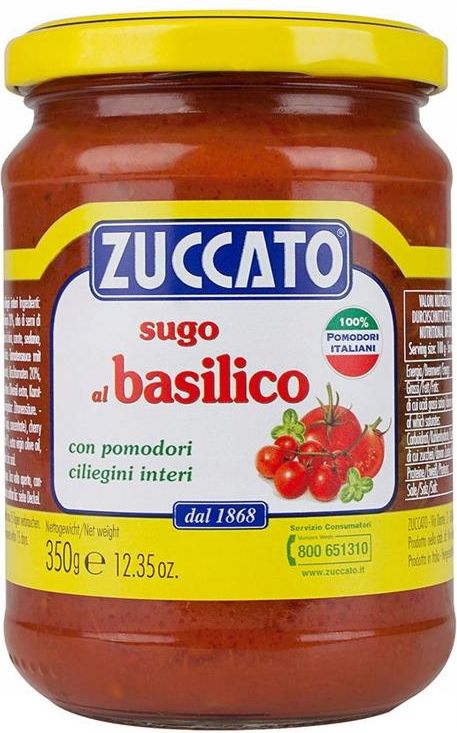 Zuccato Sugo Basilico sos z bazylią 350g - Ceny i opinie - Ceneo.pl