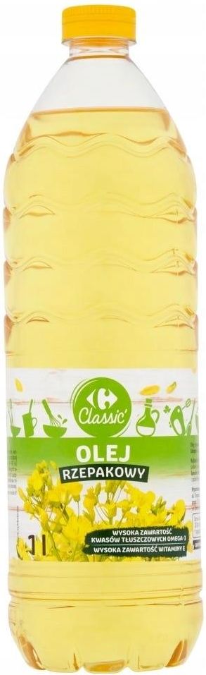 Carrefour Classic Olej rzepakowy 1 l - Ceny i opinie - Ceneo.pl