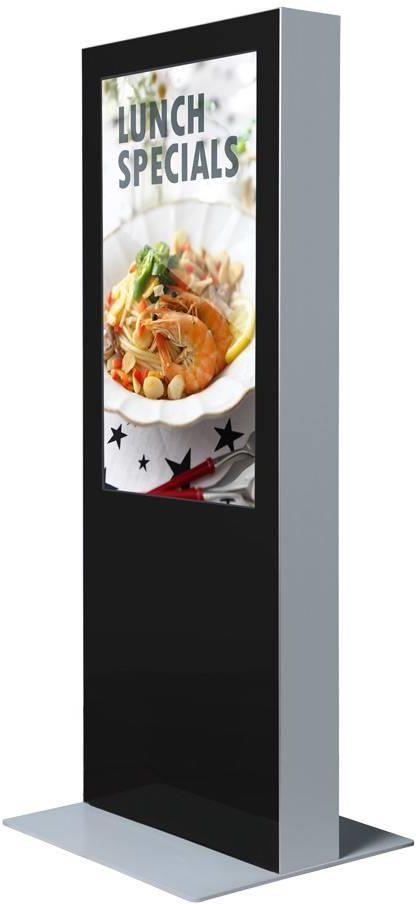 Jansen Display Smukły totem dwustronny z monitorem 49 - czarny - Ceny i ...