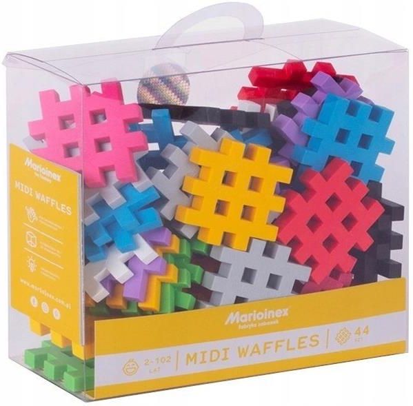 Mario-Inex Klocki Waffle Midi Pastel 44El. - ceny i opinie - Ceneo.pl