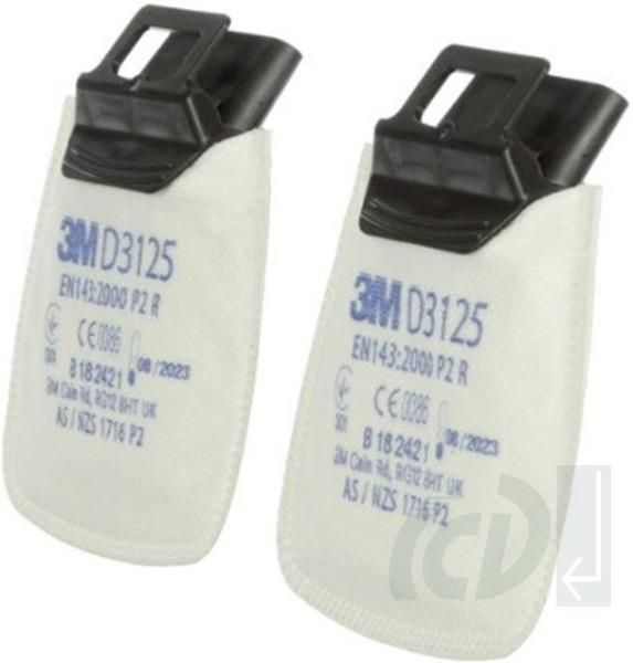 3M Filtr Przeciwpyłowy D3125 Secure Click - P2 - Ceny i opinie - Ceneo.pl