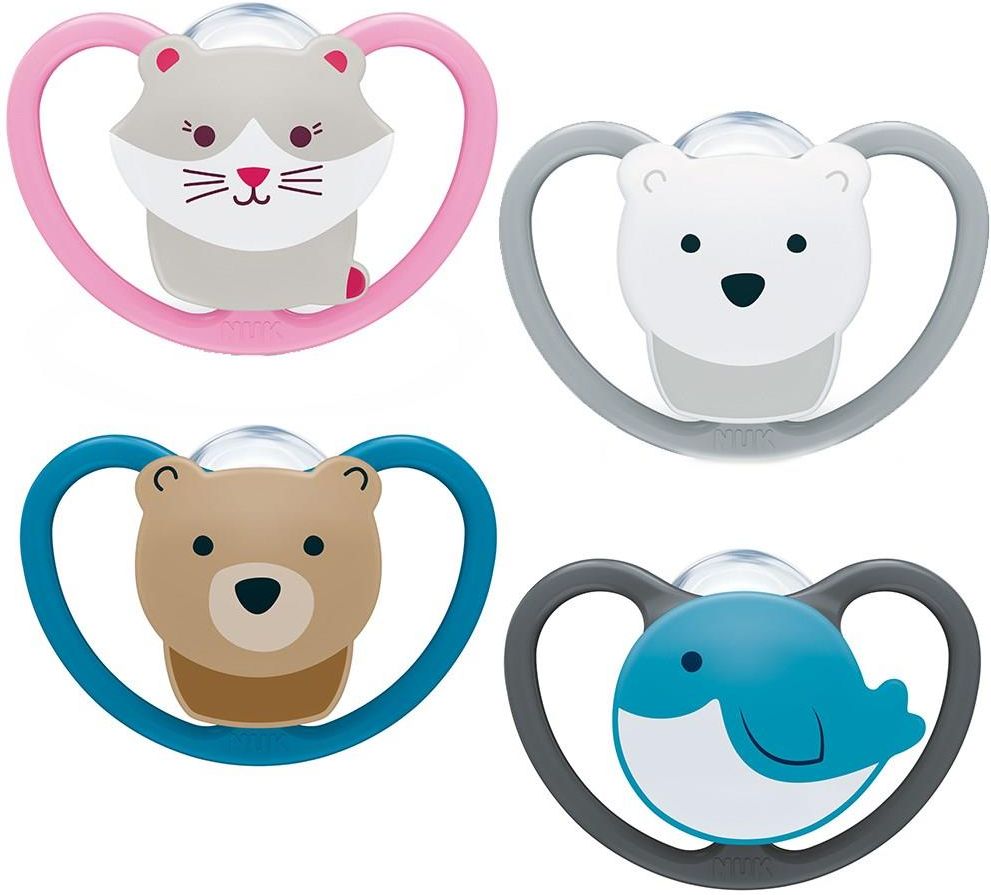 NUK Silikonowy smoczek uspokajający Space 0-6 mies. 1 szt. - Ceny i opinie - Ceneo.pl