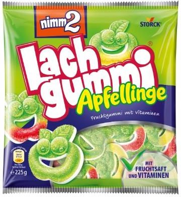 Nimm2 Lach Gummi Apfellinge kwaśne żelki 225g - Ceny i opinie - Ceneo.pl
