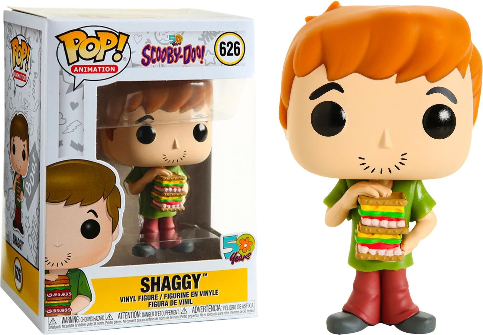 Funko POP Animation Figurka Scooby Doo- Shaggy w/ Sandwich - Ceny i ...
