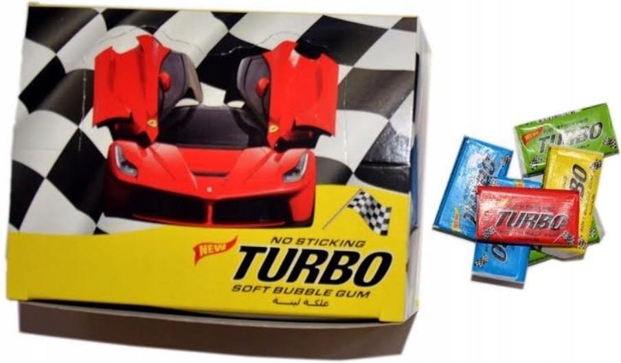 Guma Turbo, Kultowe Gumy Z Obrazkami Aut - 100SZT. - Ceny i opinie ...