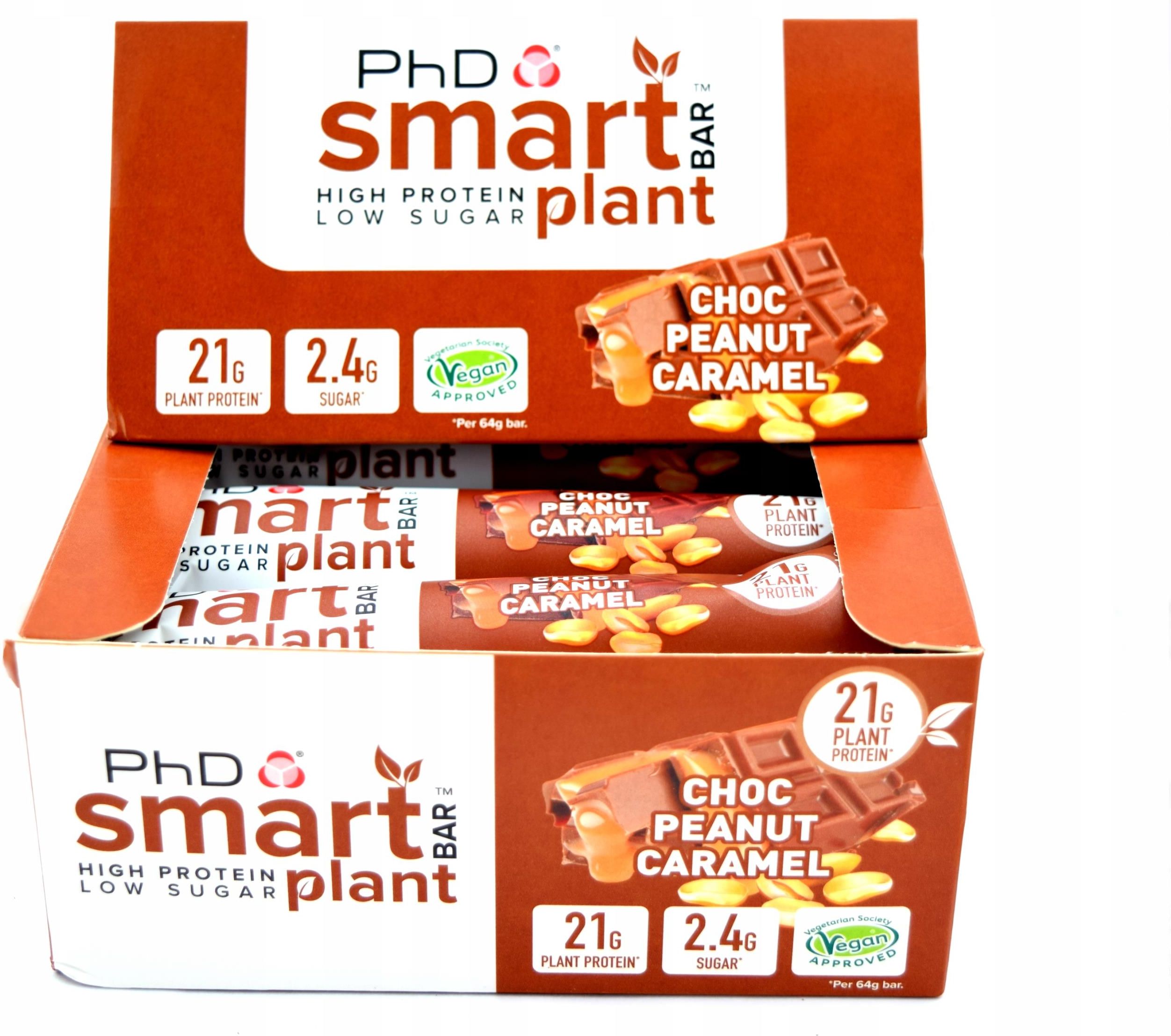 PhD Smart Plant Bar 12x64g Protein Vegan Gmo Free - Ceny i opinie ...