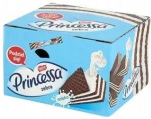 Wafelek mleczny z kakao Princessa Zebra 33g - Ceny i opinie - Ceneo.pl