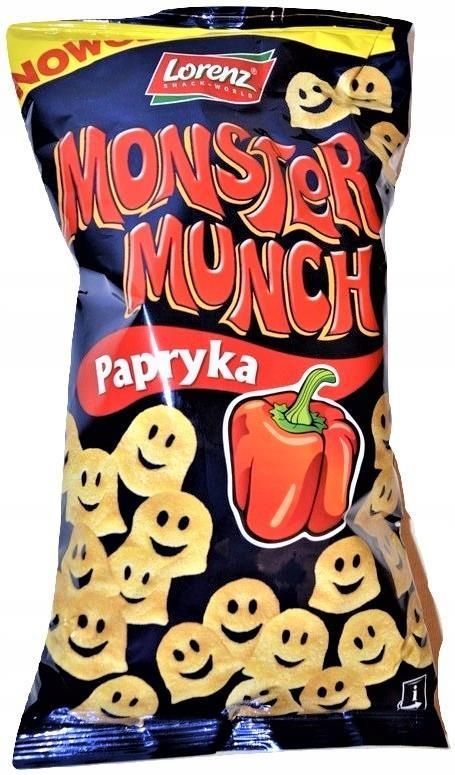 Chrupki Monster Munch Lorenz Papryka 75g - Ceny i opinie - Ceneo.pl