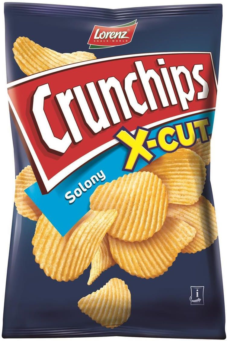 Crunchips X-Cut Chipsy ziemniaczane solone 140 g - Ceny i opinie - Ceneo.pl
