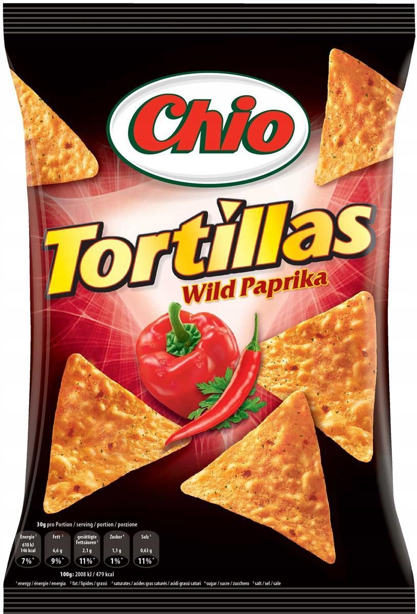 Chio Chips Tortilla * Nachos Wild Papryka - Ceny i opinie - Ceneo.pl