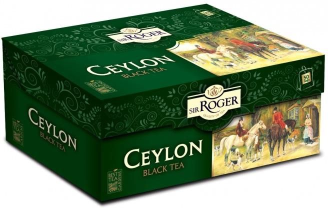 Herbata Sir Roger Ceylon Black Tea 50x2g Premium Black Tea - Ceny i ...