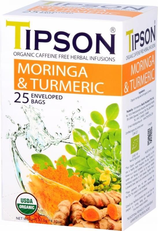 Herbata Herbata ziołowa - Tipson Moringa & Kurkuma - Ceny i opinie ...