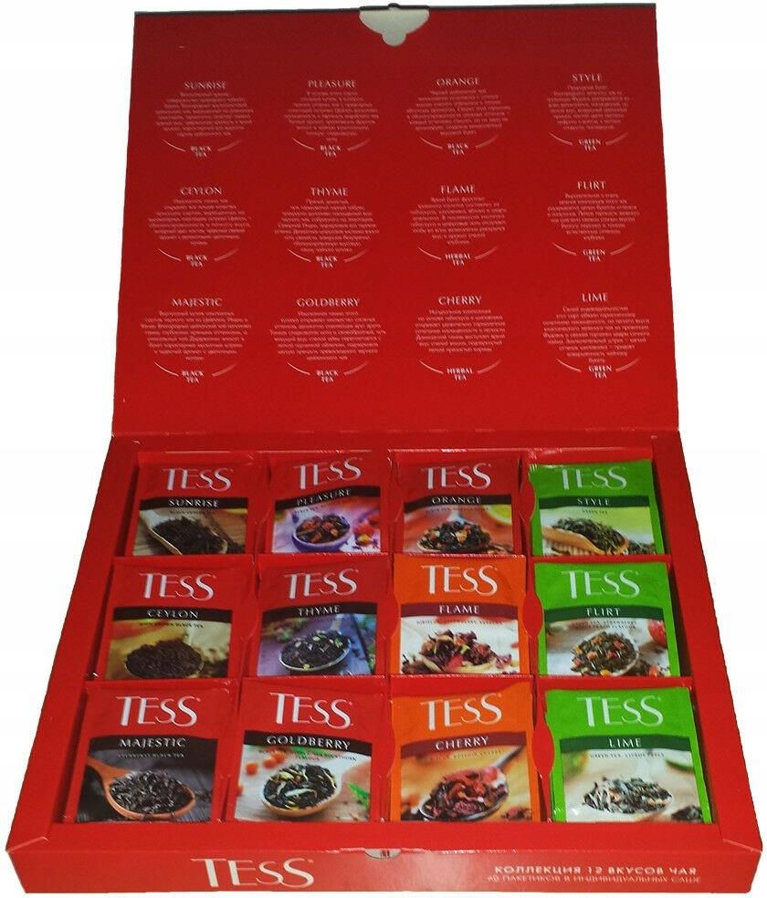 Herbata Tess Tea- zestaw 12 herbat 12x5 szt. - Ceny i opinie - Ceneo.pl