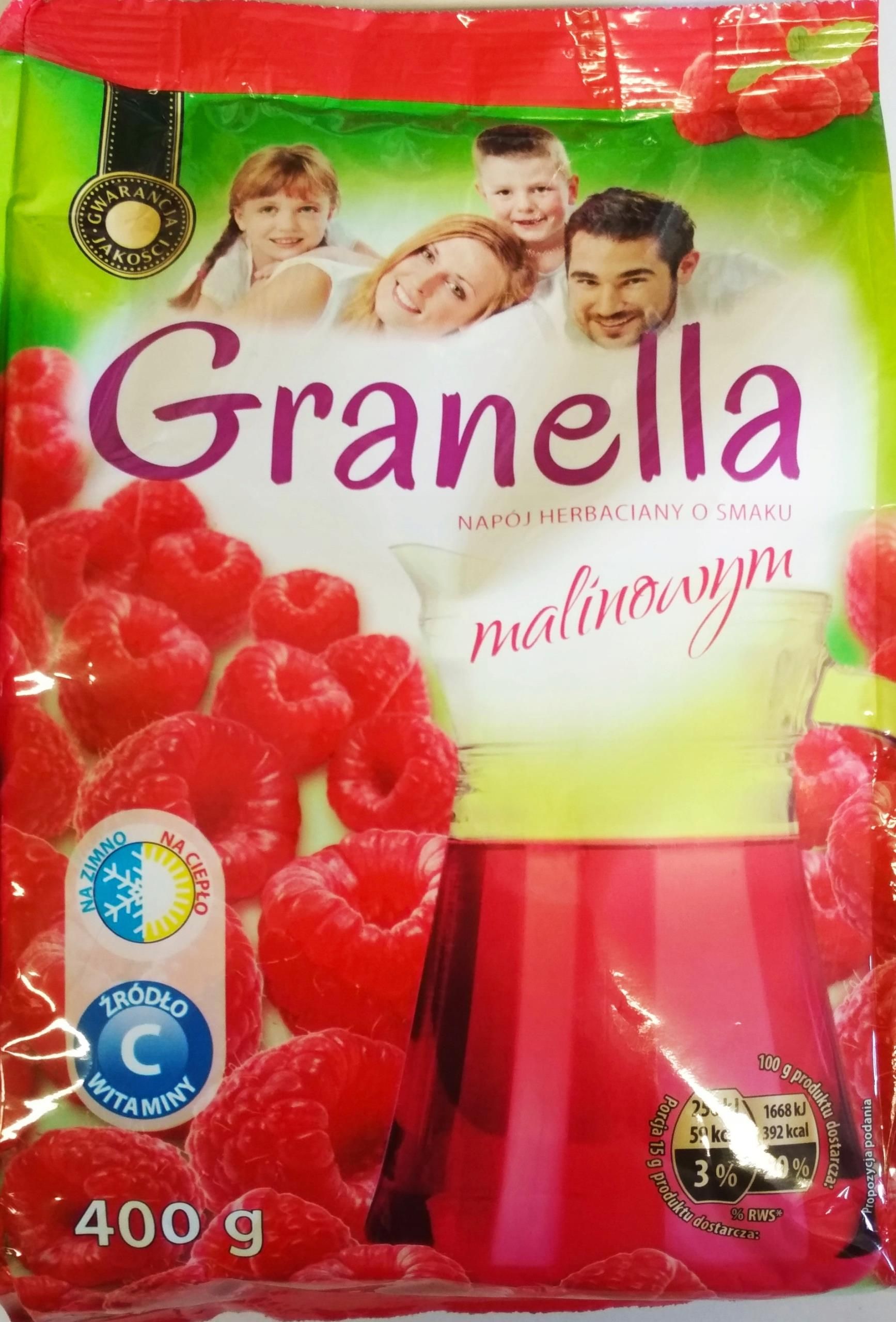 Herbata Granella napój herbaciany Granulat malina z wit C - Ceny i ...