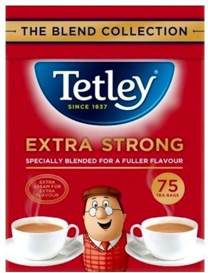 Herbata Tetley extra strong 75 tea bags -237g(Anglia) - Ceny i opinie ...