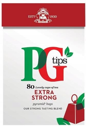 Herbata Pg Tips Extra Strong 80 Pyramid Tea (Anglia) - Ceny i opinie ...