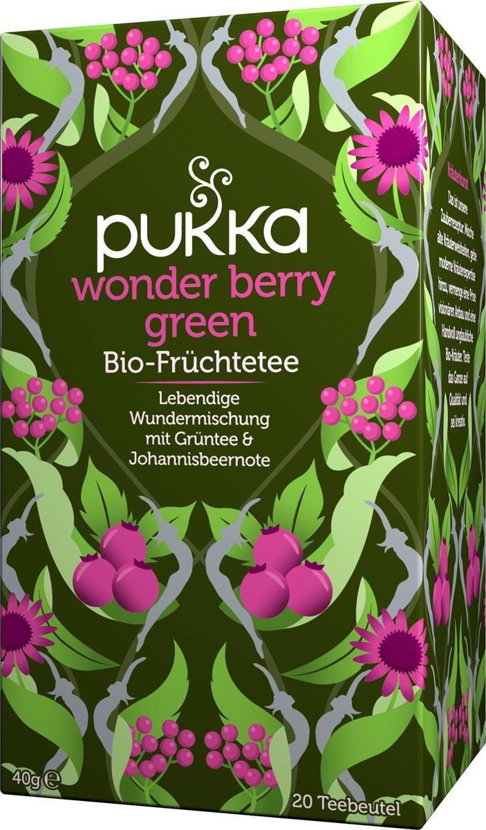 Herbata Pukka Wonder Berry Green Bio 20 Sasz. Herbata - Ceny i opinie ...