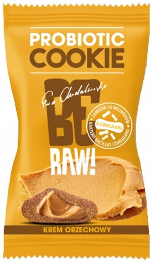 Probiotic Cookie - Krem orzechowy BeRAW, 20g - Ceny i opinie - Ceneo.pl