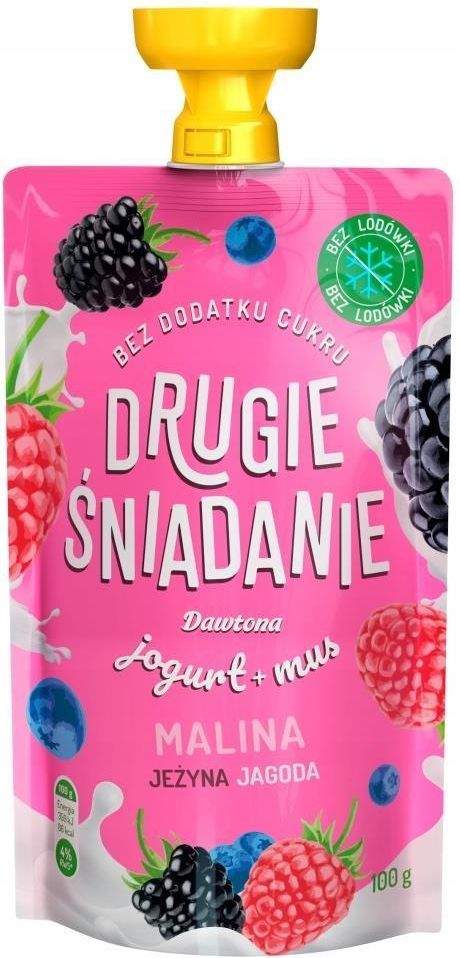 Dawtona Jogurt Mus Malina Jeżyna Jagoda 100g - Ceny i opinie - Ceneo.pl