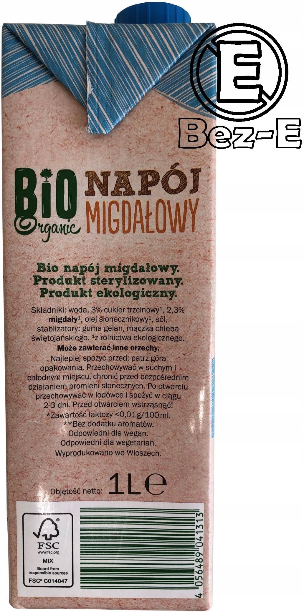 Napój Migdałowy Pilos Mleko roślinne 1l Bio - Ceny i opinie - Ceneo.pl