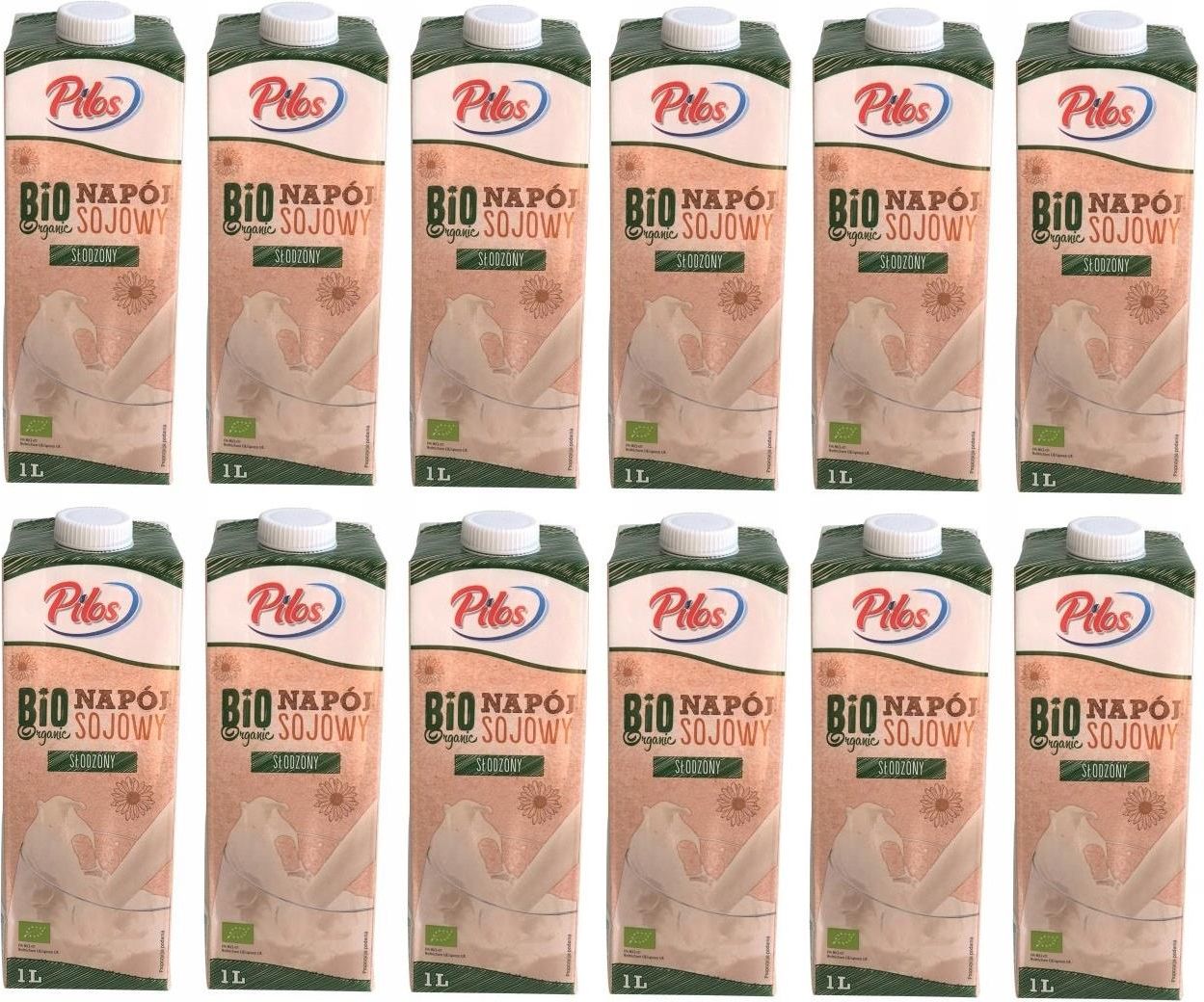 Mleko sojowe Pilos Vege napój sojowy 12 x 1L Bio - Ceny i opinie - Ceneo.pl