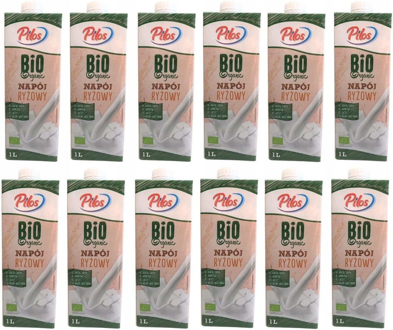 Napój Ryżowy Pilos Mleko roślinne 12 L Bio Organic - Ceny i opinie ...