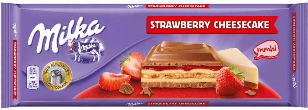 Milka czekolada o smaku 'strawberry Cheesecake' - Ceny i opinie - Ceneo.pl