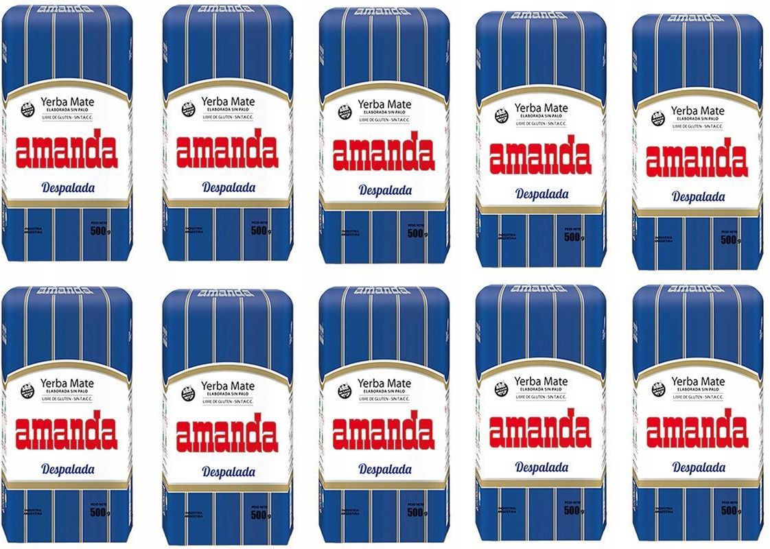 Yerba Mate Amanda Despalada 5KG Sin Palo (10x500g) - Ceny i opinie ...