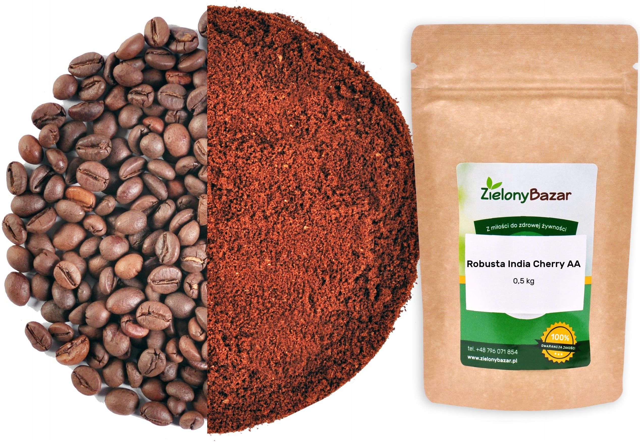 Kawa Robusta India Cherry Aa Kawa Klasyczna 500g Hit - Ceny i opinie ...