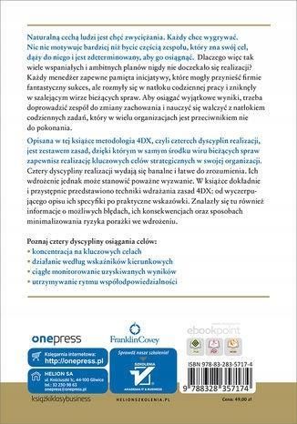 Książka 4DX, czyli 4 Dyscypliny realizacji - Ceny i opinie - Ceneo.pl