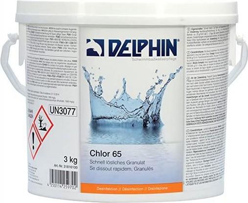Delphin Chlor 60 Granulat 3Kg - Ceny i opinie - Ceneo.pl