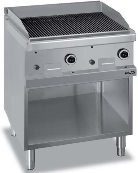 Mbm Grill Z Lawą Wulkaniczną Gazowy Na Podstawie 700 Mg7Gpla877G - Ceny ...