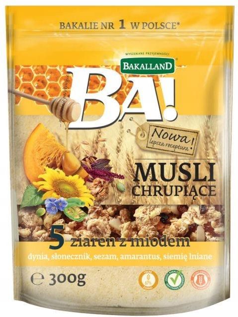 Bakalland Ba! musli 5 ziaren - Ceny i opinie - Ceneo.pl