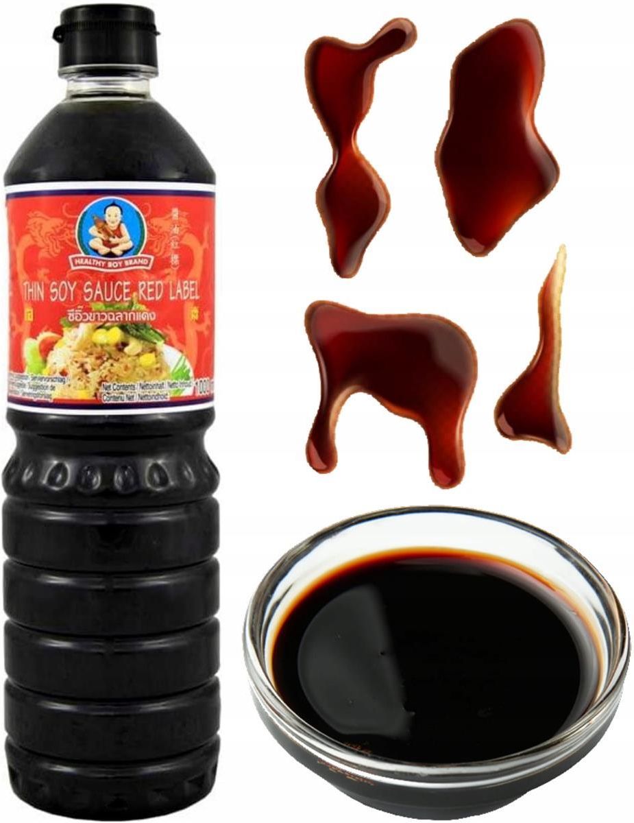 Sos Sojowy Jasny Tajski Red Label 1L Hbb 1000ml - Ceny i opinie - Ceneo.pl