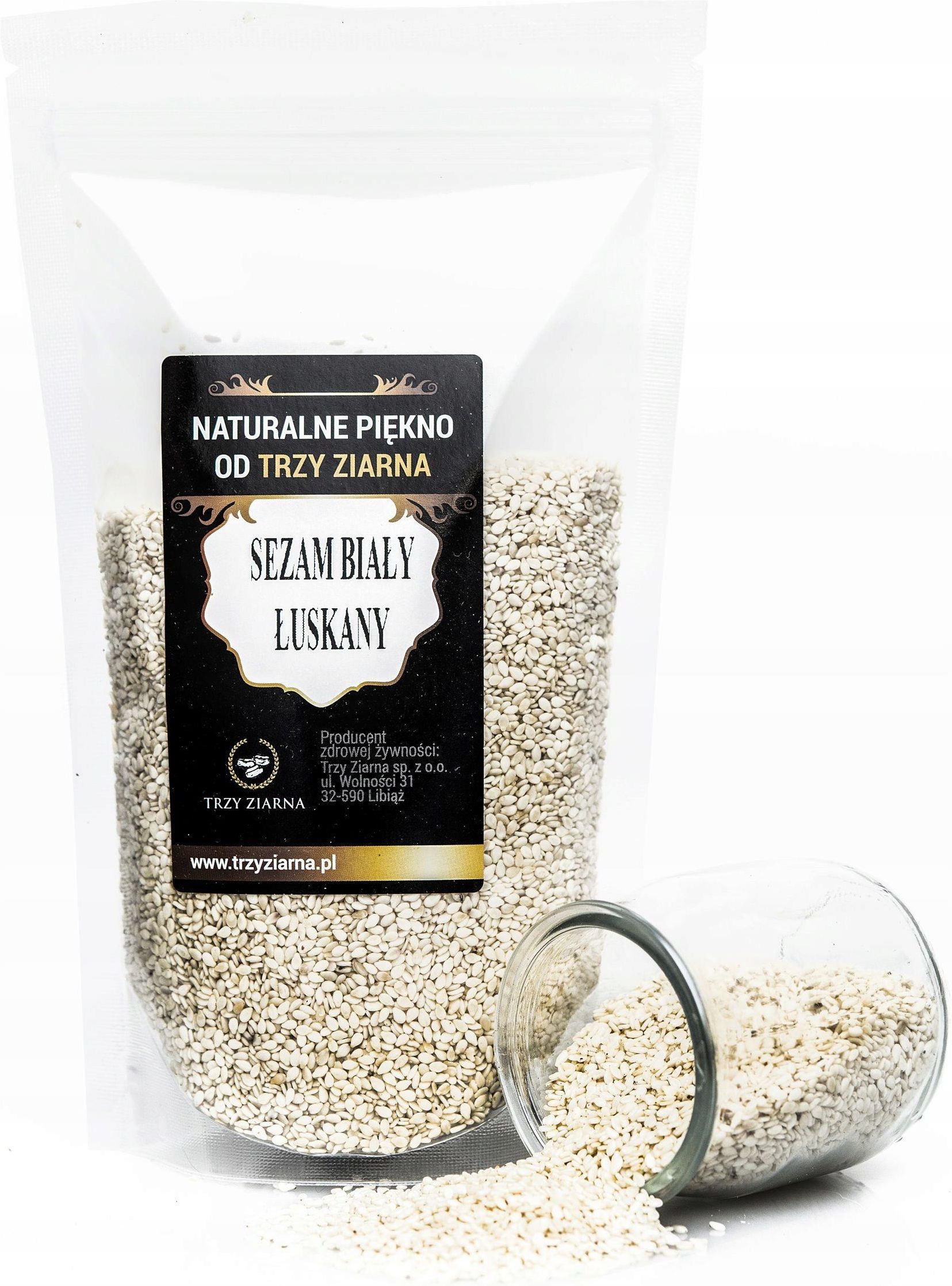 Sezam Biały Łuskany 1kg Czyste Ziarno Sezamu - Ceny i opinie - Ceneo.pl