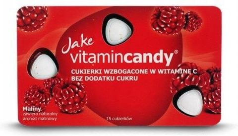 Cukierki bez cukru malina 18g Jake VitaminCandy - Ceny i opinie - Ceneo.pl